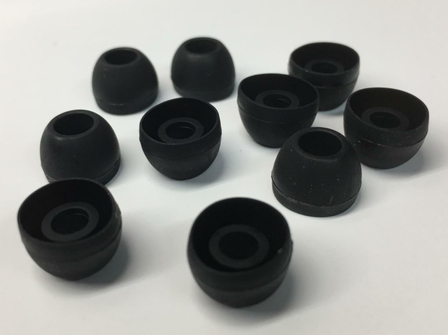 10 Earbud Rubber Ear Tips Plugs Cushions Replacement for Dunu Falcon-C ...