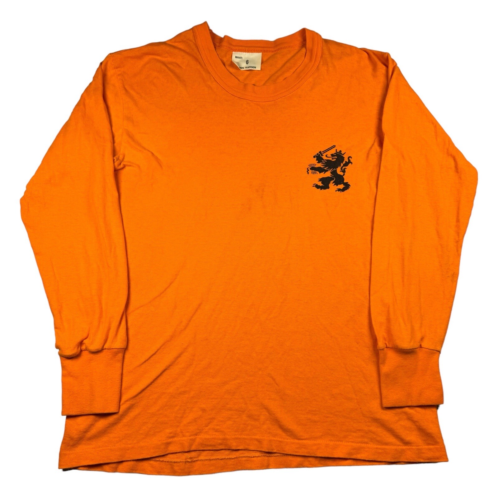 Vintage Oranje Dutch Football Team Lion Crest Logo T-… - Gem