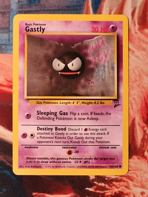 Gastly 075/130 Base Set 2 Pokemon TCG WOTC | eBay