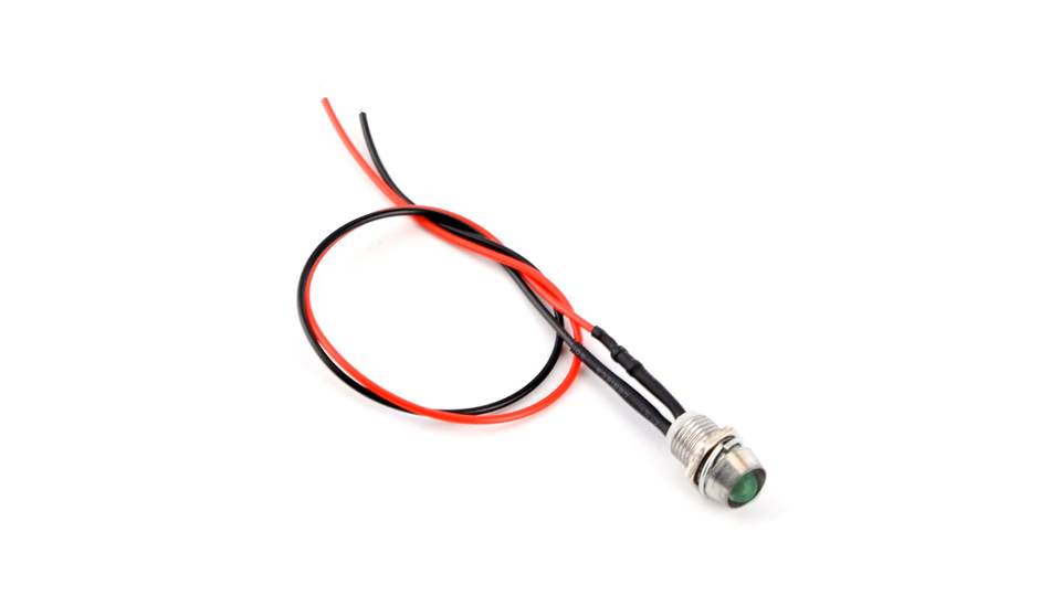 LED Pilot Light 12V Lamp Car Boat Dash Indicator Light 8mm Bulbs, 4 Pcs ...