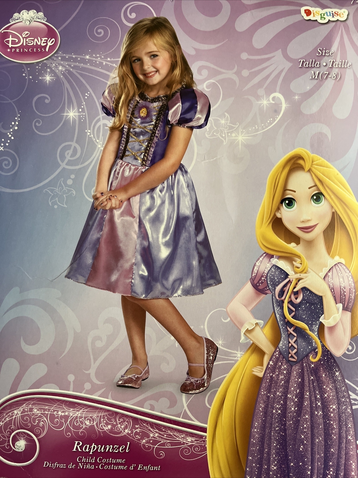 Disguise Disney's Tangled Rapunzel Sparkle Dress Girl… - Gem