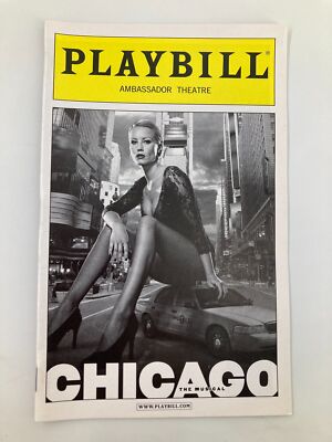 2011 Playbill Ambassador Theater Kara DioGuardi, Amra-Faye Wright in Chicago VG | eBay
