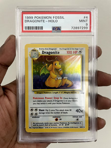 Dragonite 1999 Fossil #04/62 Unlimited Holo Price Guide - Sports Card ...