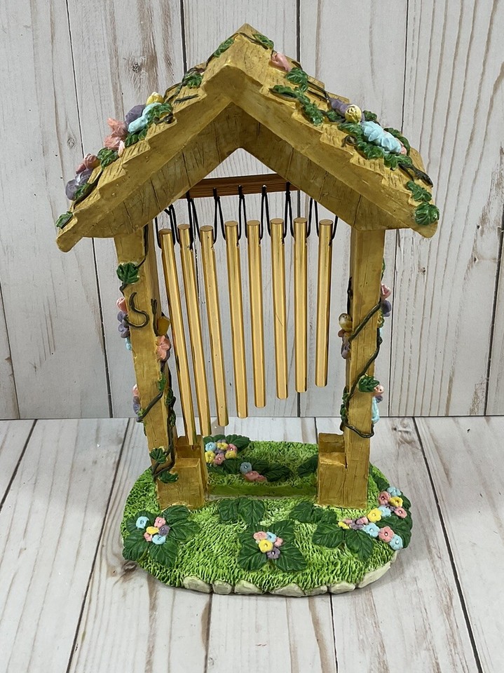 Table Top Wind Chime Floral Arbor Theme | eBay