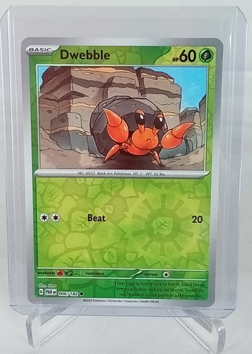 Dwebble Hp 60 Holo #6 Pokémon Card 2023 | eBay