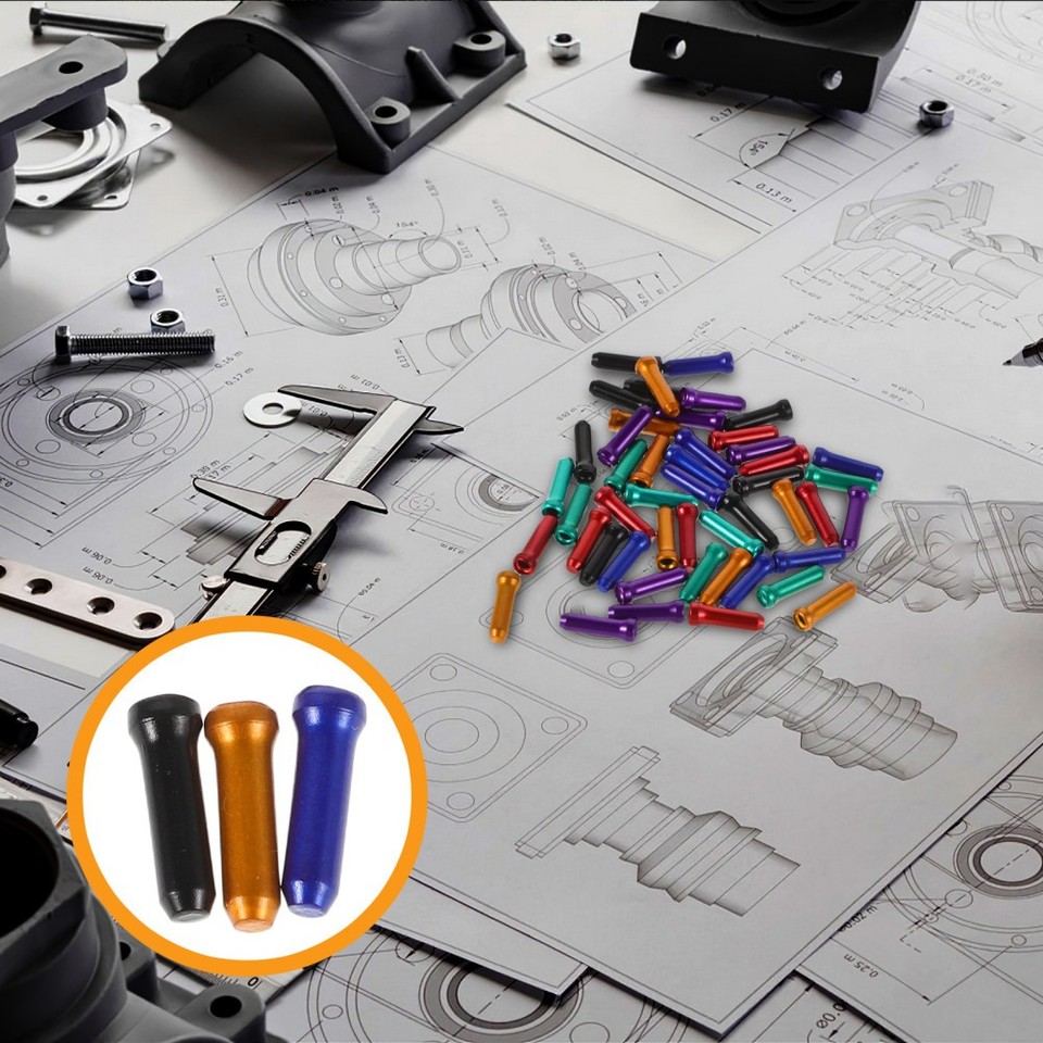 48x Bicycle Spring Reminder Cable Chainstay Protector Brake Pipe Cap ...