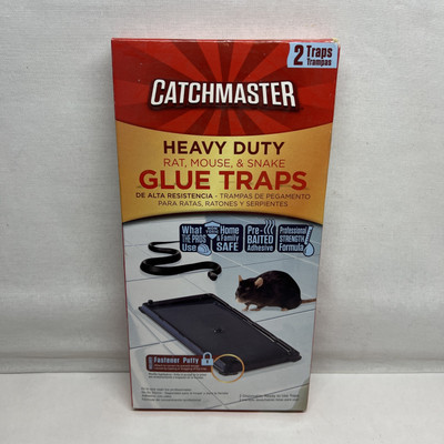 Catchmaster 404Sd Heavy Duty Rat, Mouse & Snake Glue Trap, 5-1/4 In W X ...