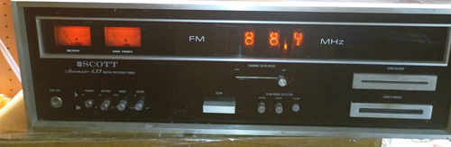 Rare Scott Stereomaster 433 Digital FM Tuner w/ Nixie Tube Display | eBay