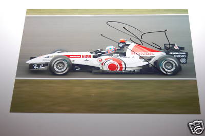 Jenson Button Hand Signed Photo 12x8. | eBay