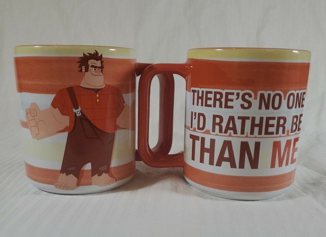 Disney Parks Wreck It Ralph There's No One I'd Rather Be Coffee Cup Mug ...
