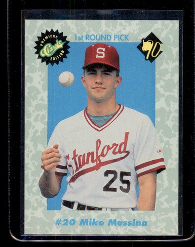 1990 Classic Draft Picks #20 Mike Mussina | eBay