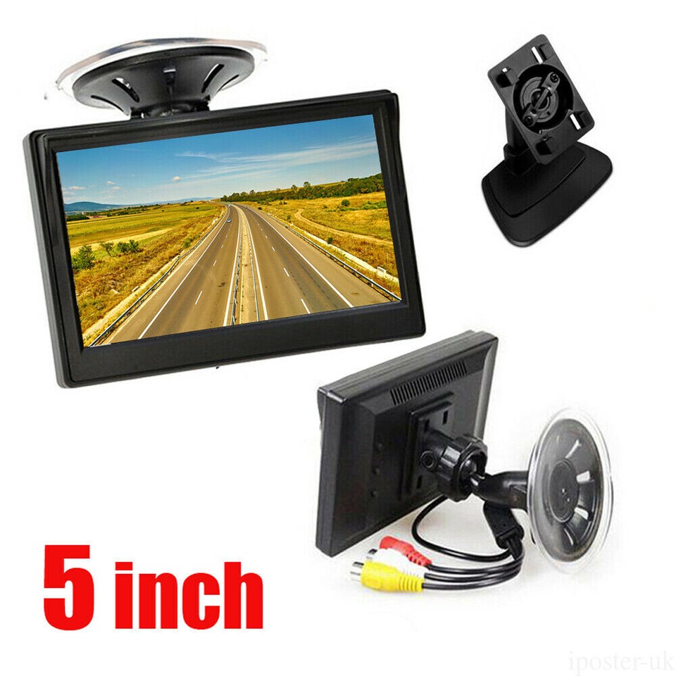 For Ford Transit & Connect 5" Monitor Dual Mounts Rear View Reversing ...