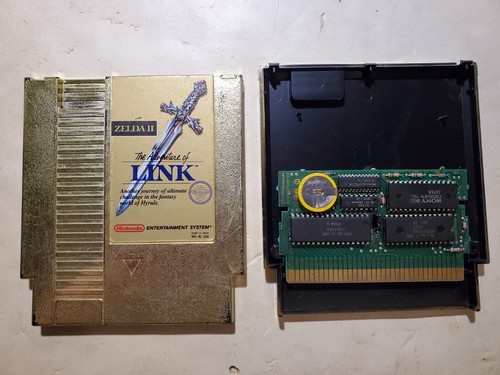 (NEW BATTERY!) Zelda 2 The Adventure Of Link (Nintendo NES) Gold ...