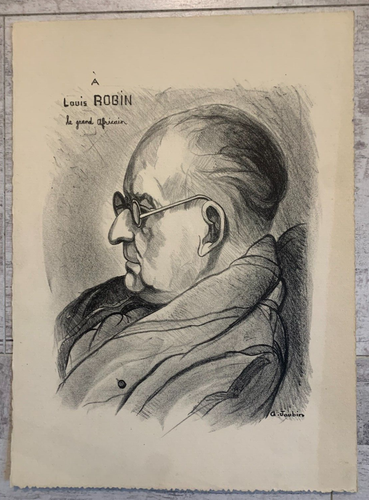 Georges JOUBIN (1888-1983) Monotype "To Louis Robin the Great African ...