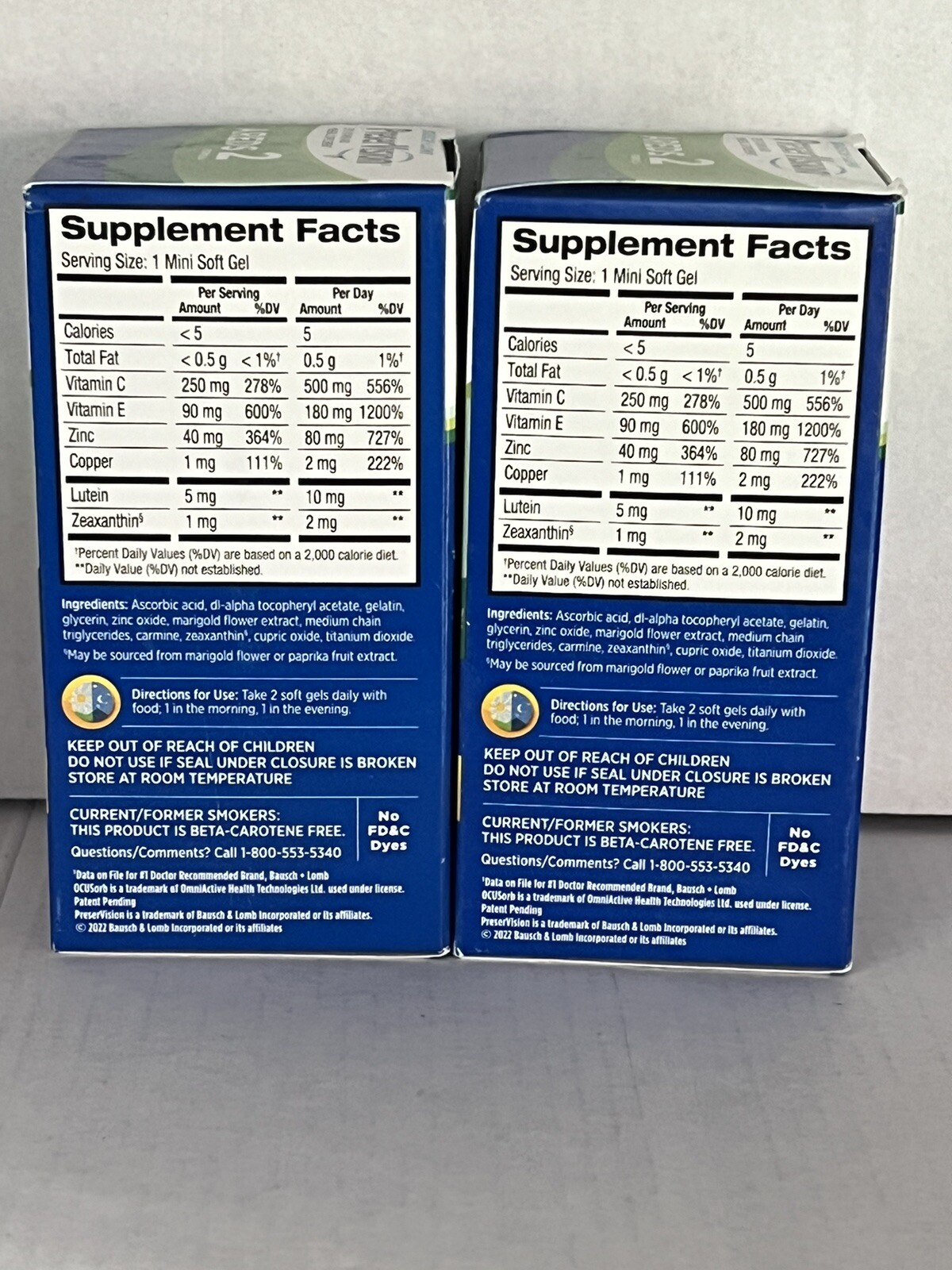 PreserVision Eye Vitamin AREDS 2 Formula, 180 Mini Softgels Total. JB ...