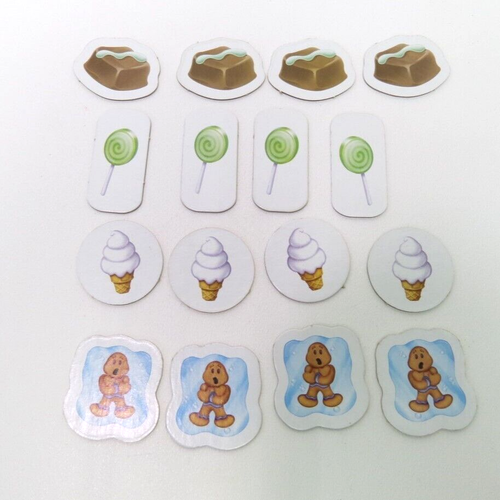 Candy Land Sweet Celebration Game Replacement Set of 16 Treat Tokens | eBay