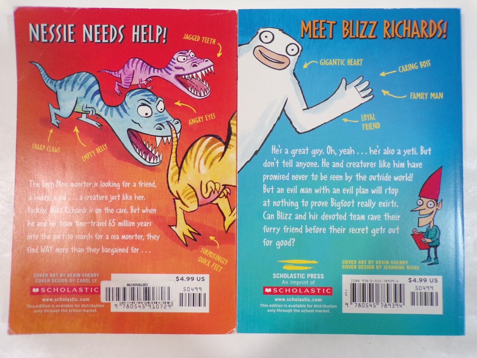 Lot of 2 The Yeti Files Books by Kevin Sherry | eBay