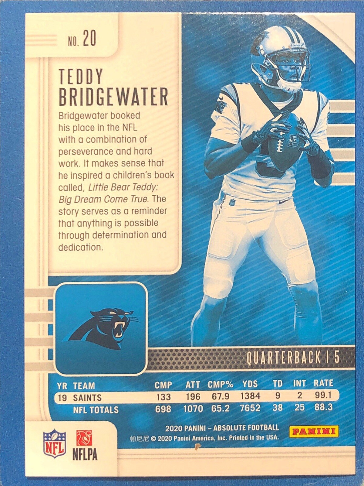2020 Panini Absolute - Orange Mosaic #20 Teddy Bridgewater /149 for ...