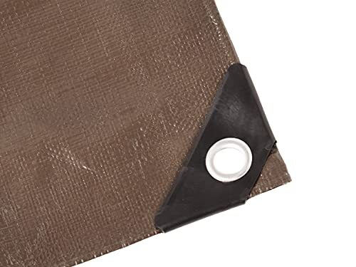 AmazonCommercial Multi Purpose Waterproof Poly Tarp Cover, 10 X 20 FT ...