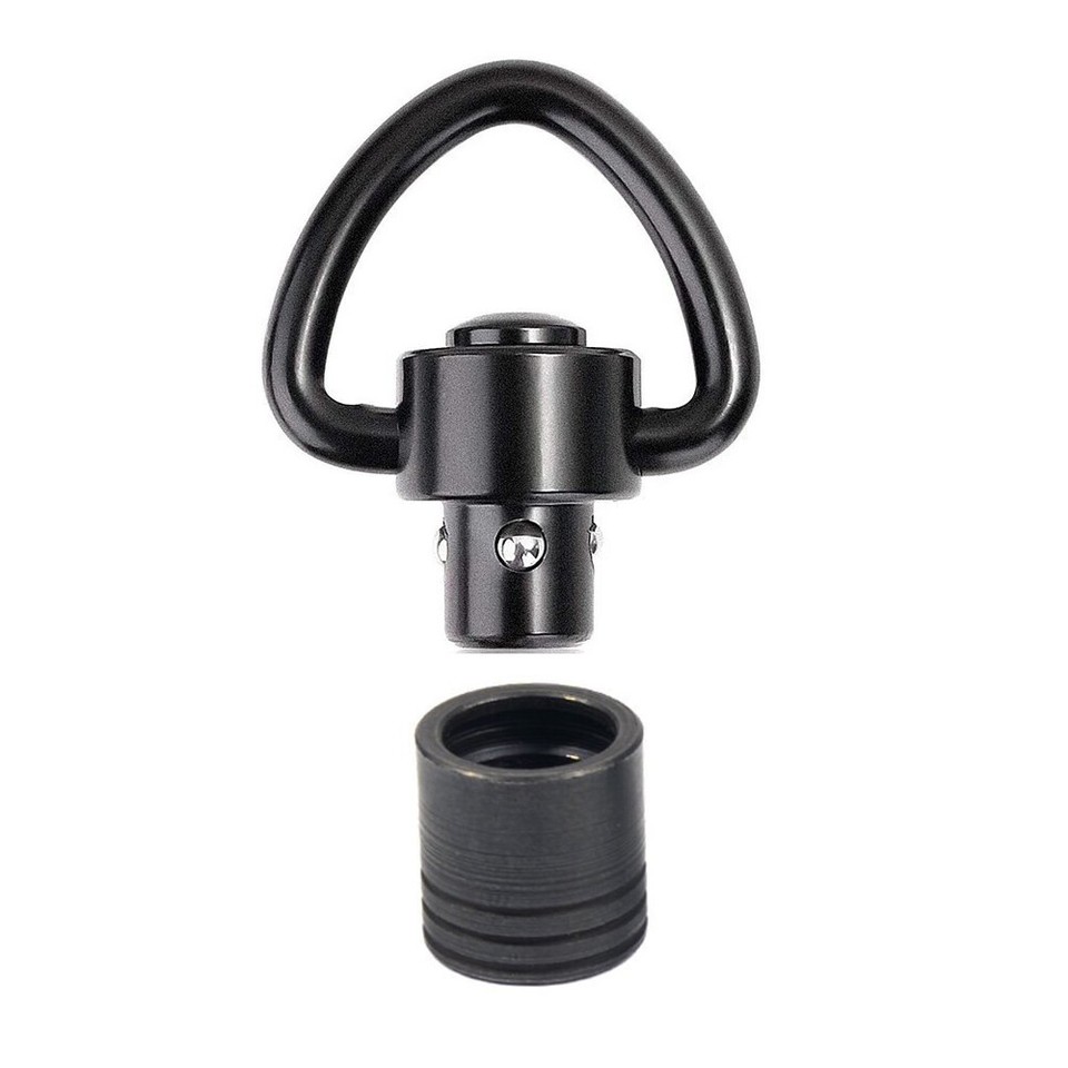 2/4 Pack QD Sling Swivels Heavy Quick Detach Release Push Button Mount ...
