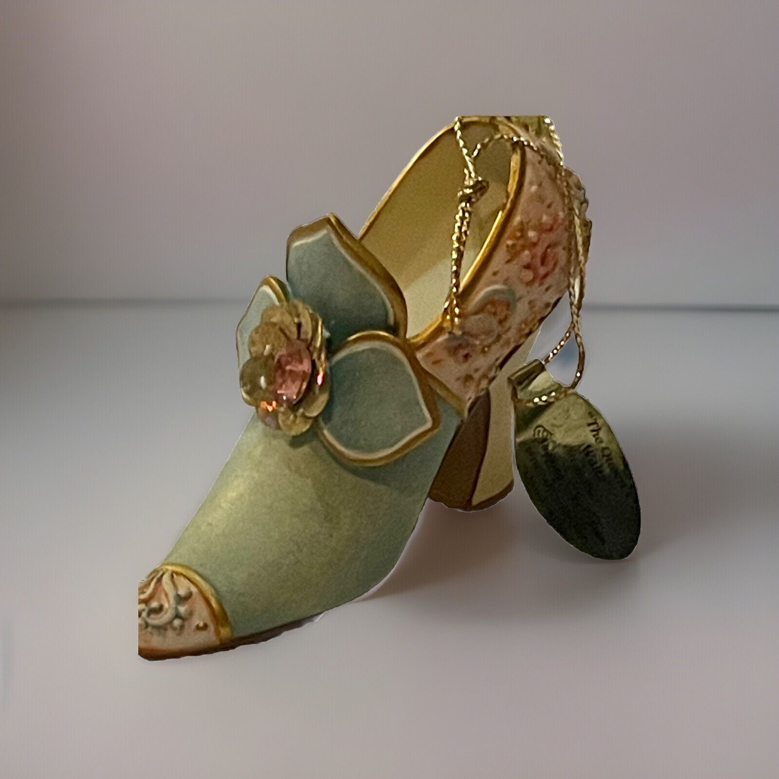 Vintage Porcelain Miniature Shoe Ornate | eBay