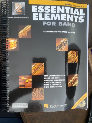 Hal Leonard Essential Elements for Band - Conductor Book 1 with EEi | eBay