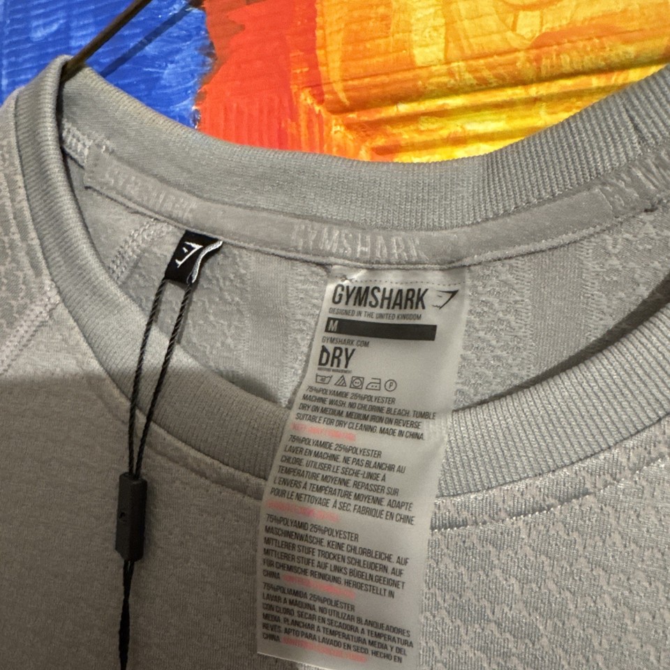 Gymshark phantom Onyx V3 Imperial Shirt Gray Size Medium (RARE) | eBay