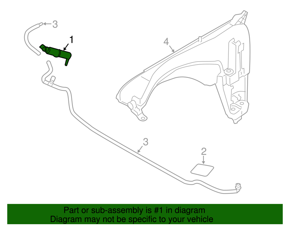 Genuine BMW Washer Nozzle 61667488733 | eBay