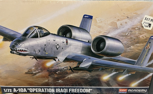 Academy A-10A Operation Iraqi Freedom Jet Fighter Model Kit 1/72 SEALED ...
