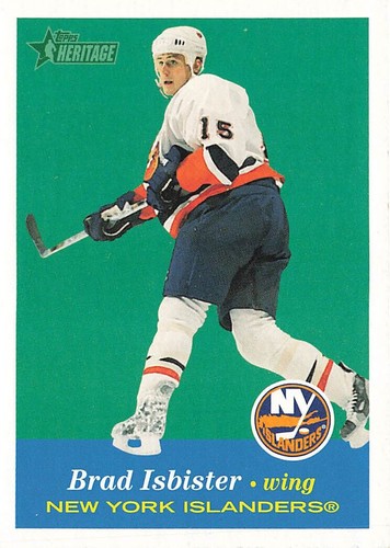 2001 Topps Heritage #98 Brad Isbister New York Islanders | eBay