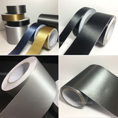 Decor Car House Metallic Metal Matte Brushed ALUMINUM Vinyl Wrap ...