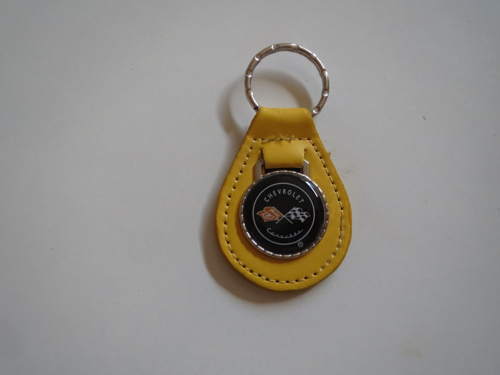 1950's 1960's CHEVROLET CORVETTE FLAGS LOGO EMBLEM KEYCHAIN KEYRING ...