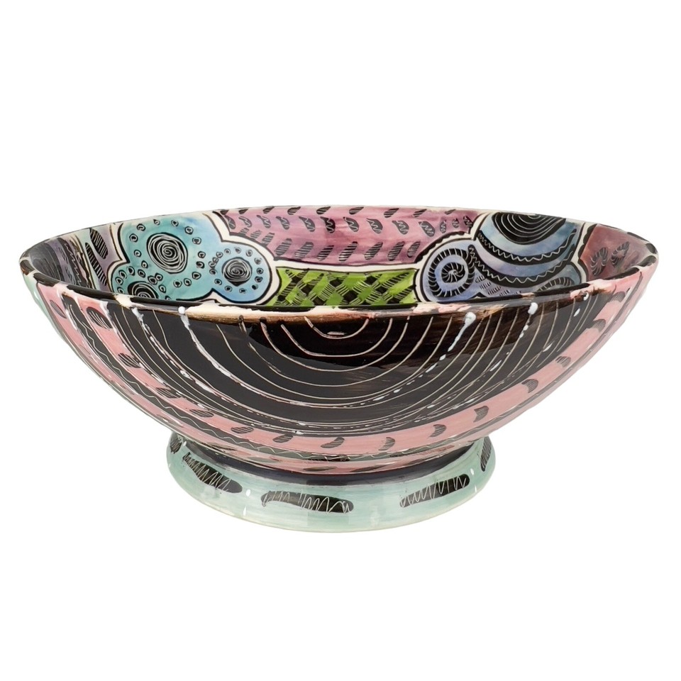 PENZO Pottery Disney Mickey Mouse 5.5" Bowl Handmade Painted in ...