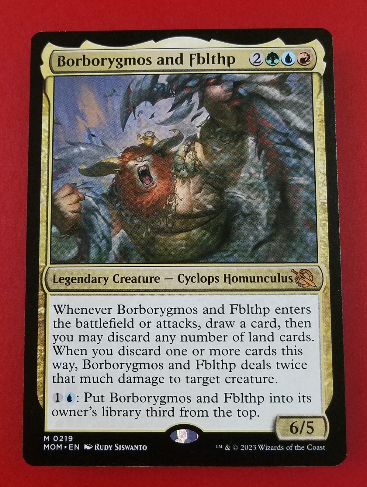 1x Borborygmos and Fblthp | March of the Machine | MTG Magic Cards | eBay