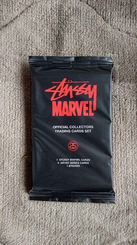 Stussy x Marvel Official Collectors Trading Card Set SEALED Black | eBay