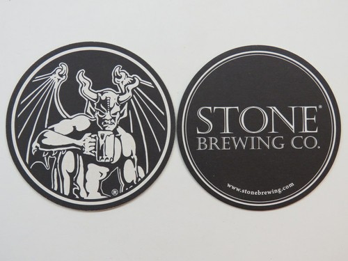 2 Beer Coasters ~ STONE Brewing Company ~ Escondido, CALIFORNIA ...