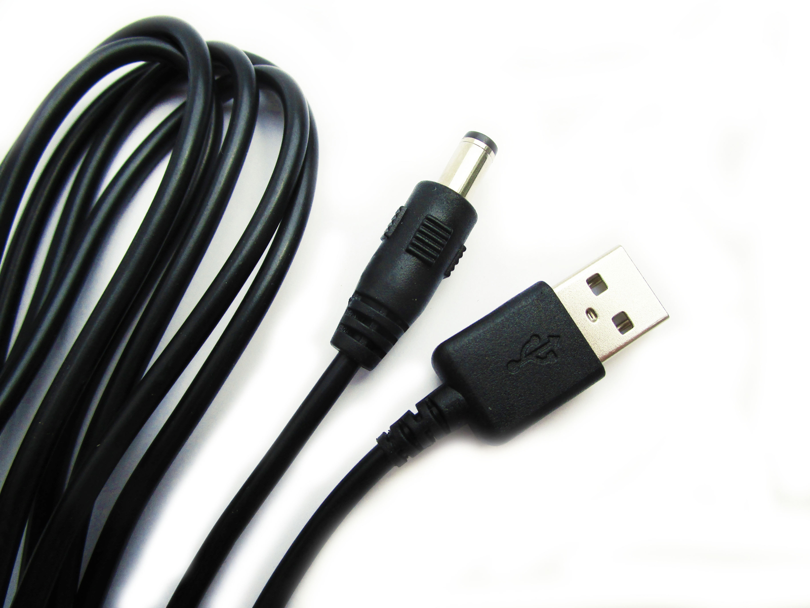 2m USB 5V Black Charger Power Cable Adaptor for Yealink SIP-T48G IP ...