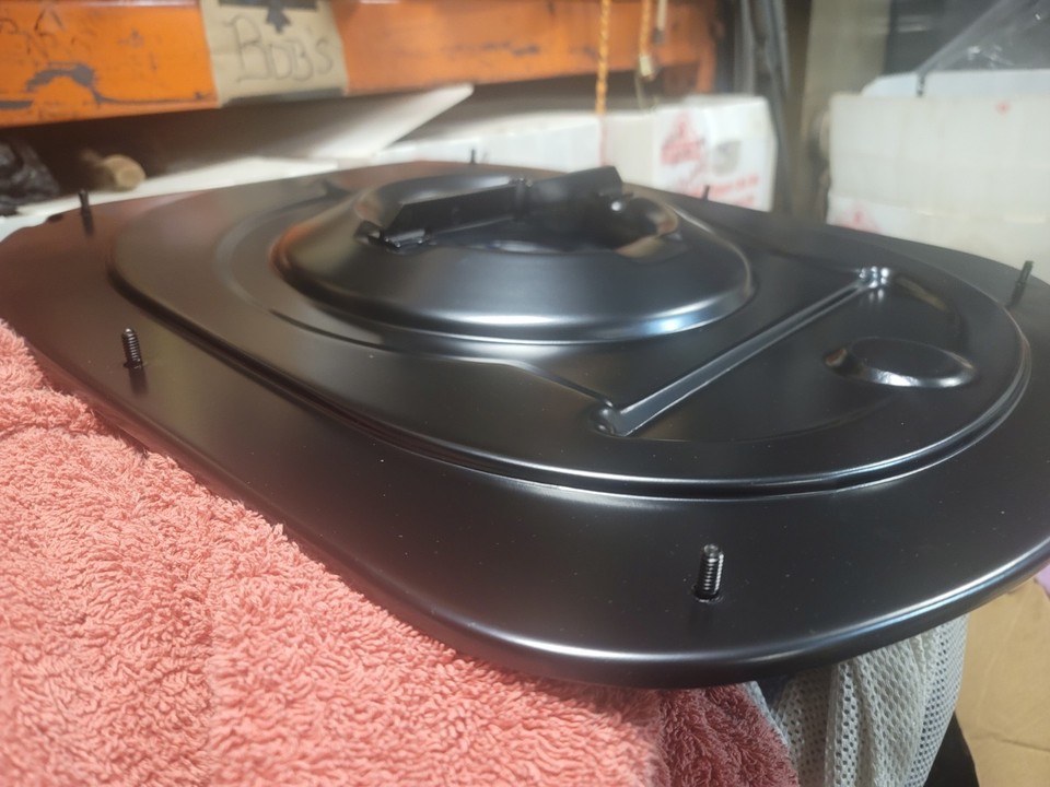 Price DROP!Mopar 340 4 BBL Shaker Air Cleaner base (Metal) Cuda, Chall ...