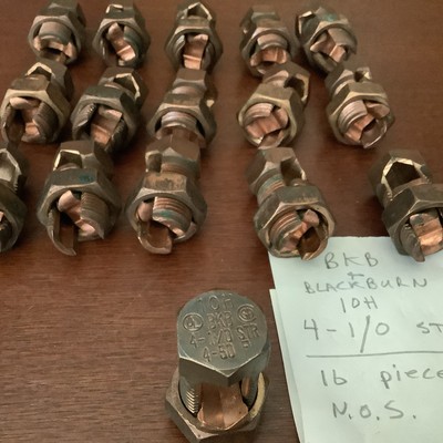 16- Split Bolt Connector 4-1/0 Blackburn BKB 10H STR 4 50 | eBay