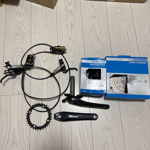 Shimano Deore 10-Speed Mountain Bike Groupset Single Front Crankset Mtb ...