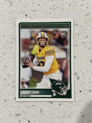 2025 Panini Score Brady Cook Rookie Football Card Mizzou Tigers | eBay