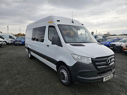 2019 ON 19 PLATE MERCEDES BENZ SPRINTER LWB CREW VAN ULEZ FREE ZONE ...
