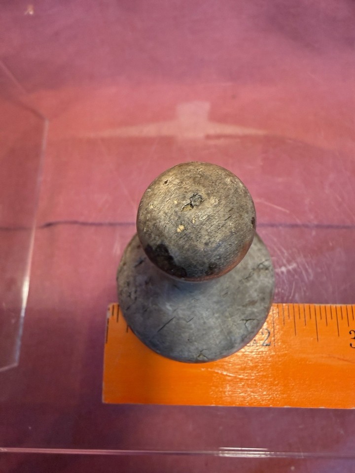 Antique EARLY Wood HAND CARVED Primitive BUTTER Mold Print COW Stamp ...