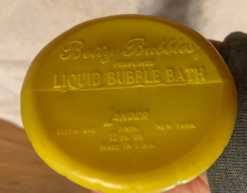 Vintage Betty Bubbles Bubble Bath Lander Bottle With Bubbles | eBay