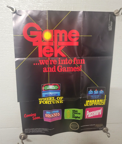NINTENDO GAMETEK POSTER INSERT POSTER ONLY NO GAME | eBay UK