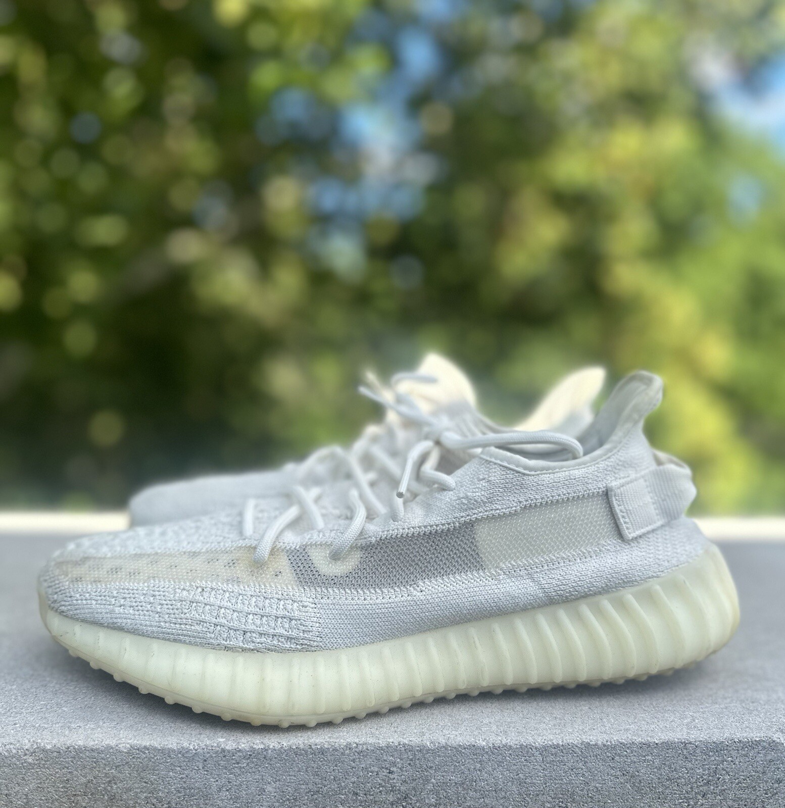 Adidas Yeezy Boost 350 V2 Cloud White RF Reflective SZ 10-FW5317 LEFT ...