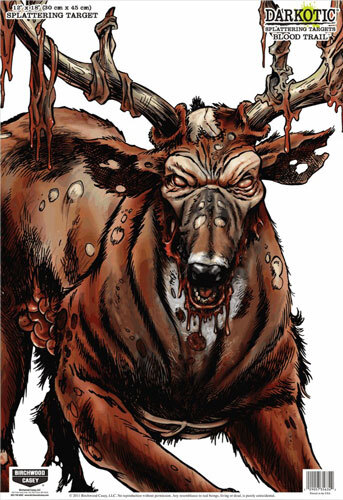 (6 PACK) Splattering Zombie Targets, 12" x 18", get'em, Choice, FREE ...