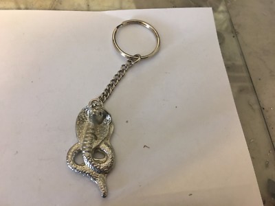 Cobra Snake TG550 English Pewter on a Split Ring Keyring | eBay