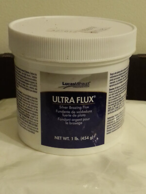 LUCAS MILHAUPT USA ULTRA FLUX SILVER BRAZING PASTE FLUX 454 GRAMS | eBay
