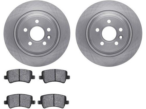 For 2008-2016 Volvo S80 Brake Pad and Rotor Kit Rear Dynamic Friction ...